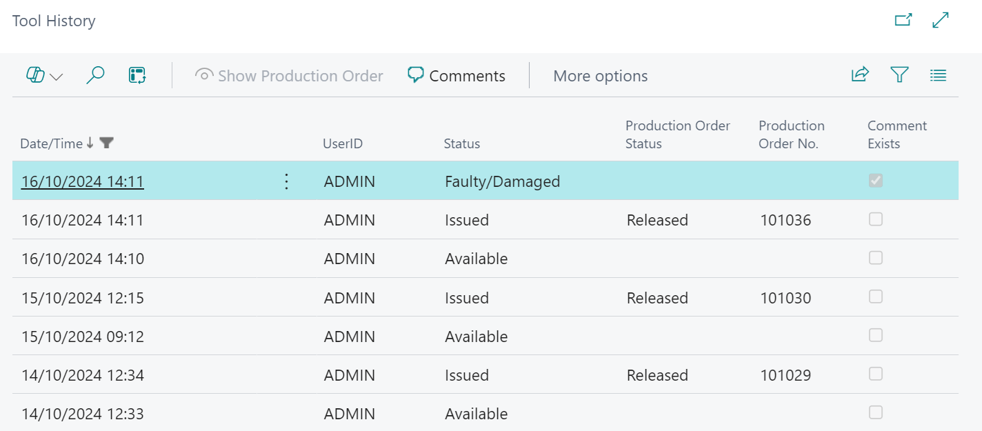 Clever Dynamics - Tool Status